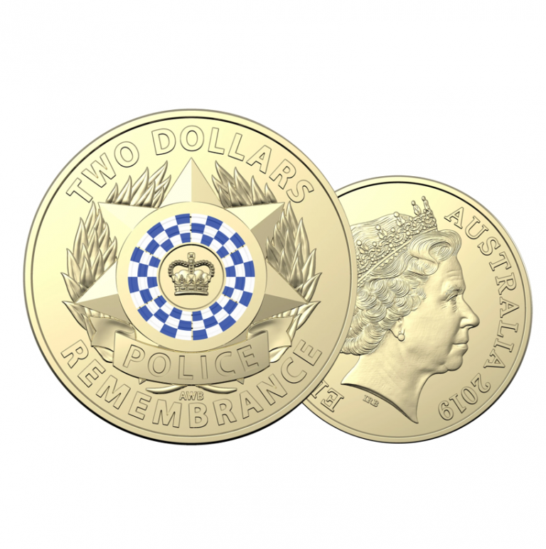 2019 $2 Police Remembrance Uncirculated Coin | Southern Cross Coins