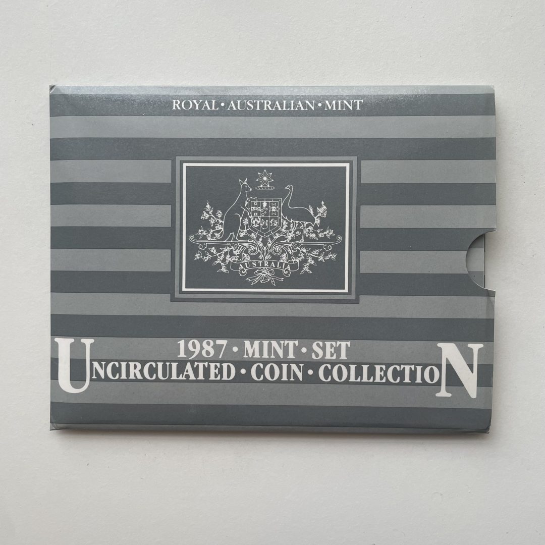 1987 7 coin Uncirculated Mint Set | Southern Cross Coins