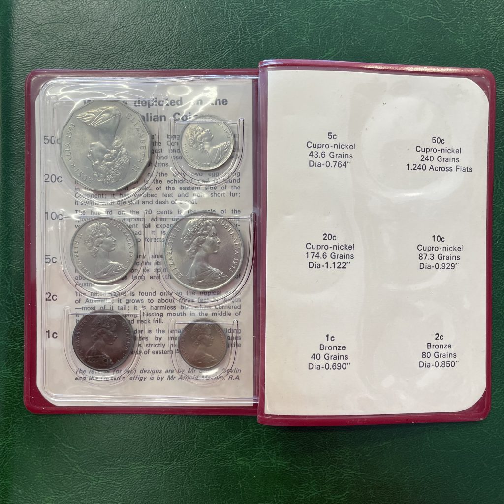 1973 6-coin Mint Set | Southern Cross Coins