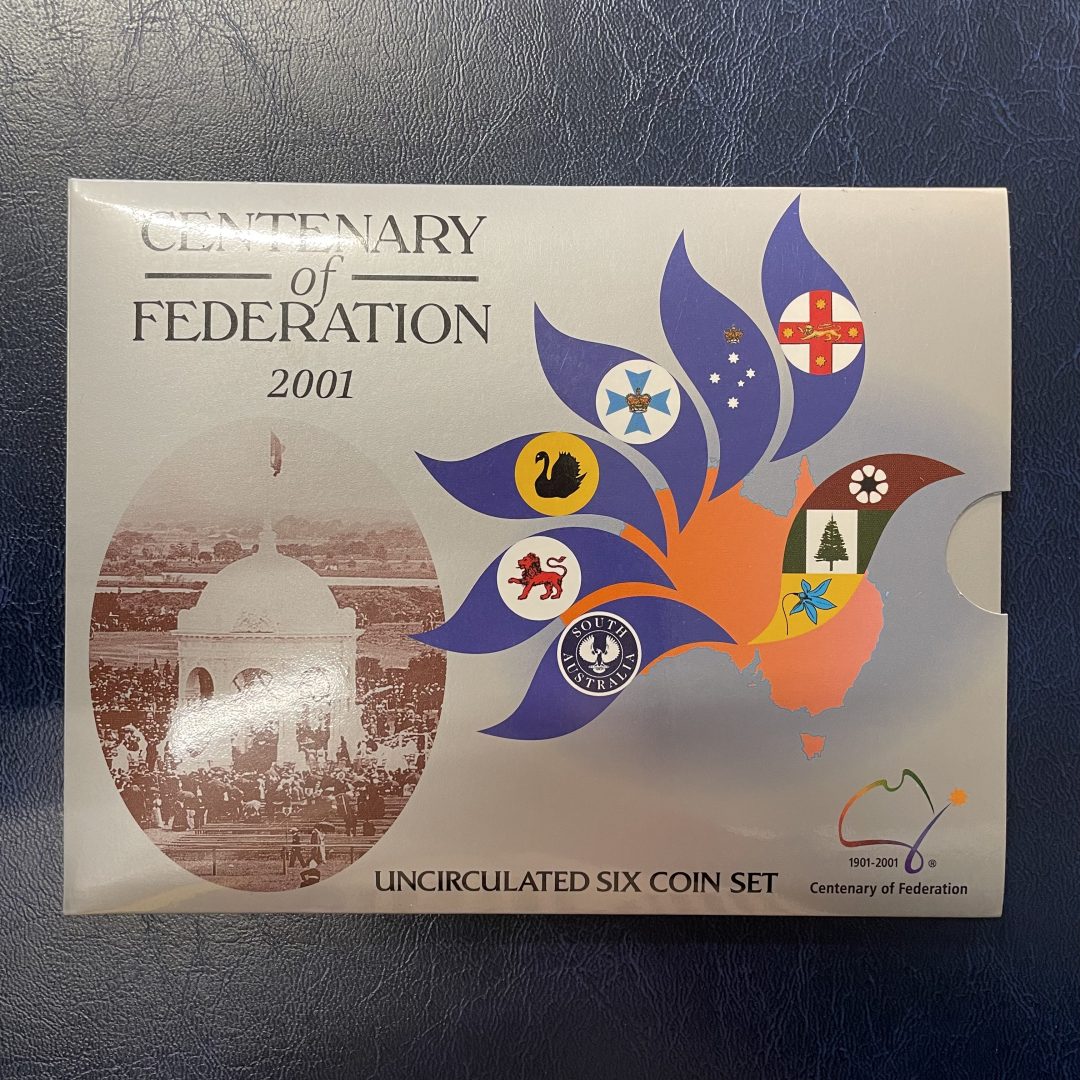 2001 Centenary of Federation 6-coin Mint Set | Southern Cross Coins
