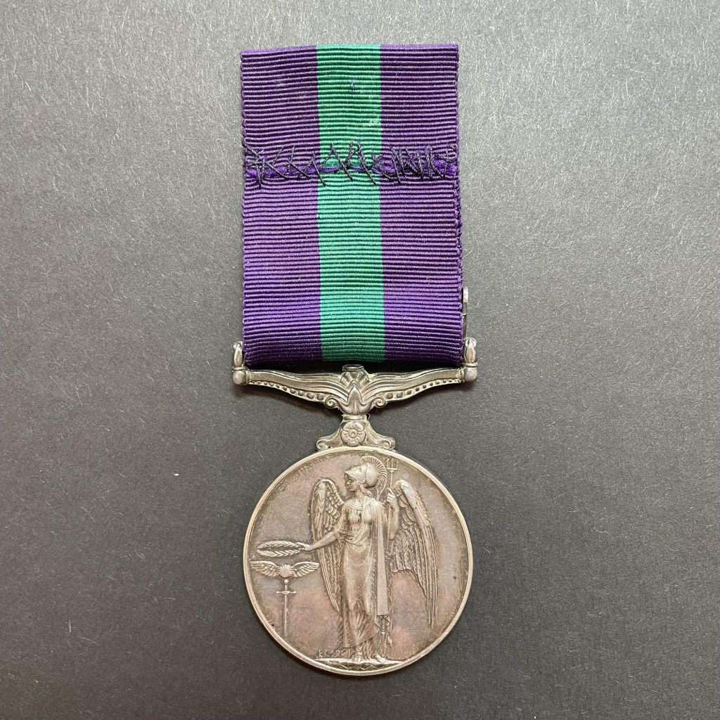 1918-1962 Great Britain General Service medal with Cyprus Bar – Near ...