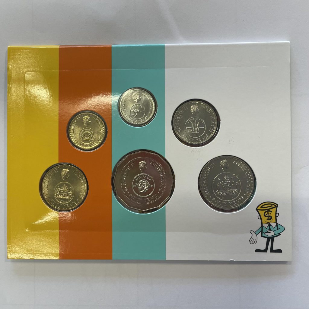 2016 Fifty Years of Decimal Currency ‘The Changeover’ 6-coin Mint Set ...