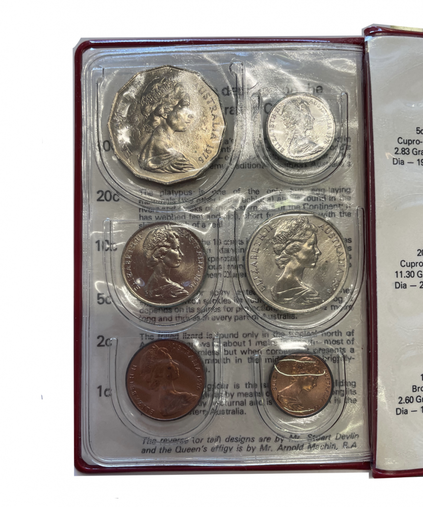 1976 6-coin Mint Set | Southern Cross Coins