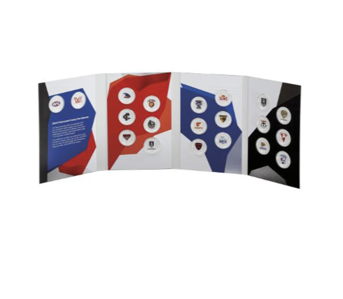 2024 AFL football 20 x $1 coin set | Southern Cross Coins
