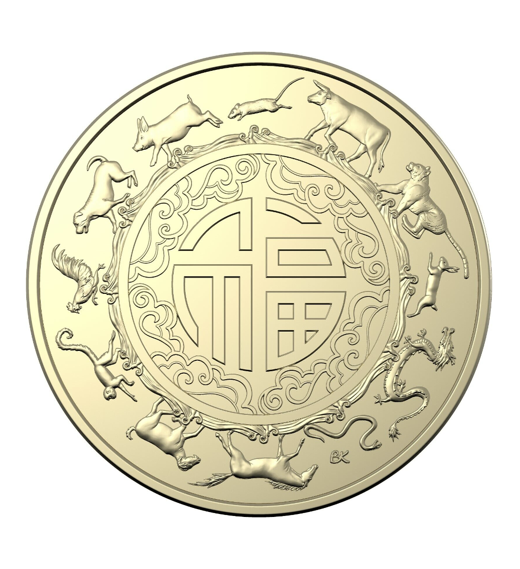 2020 2 x $1 Lunar Series – Rat uncirculated coin set | Southern Cross Coins