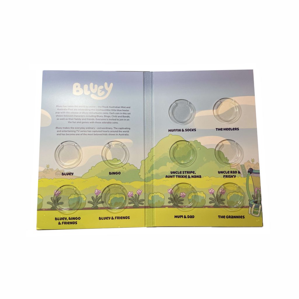 2024 10 x $1 Bluey collection with opened tube and folder | Southern ...